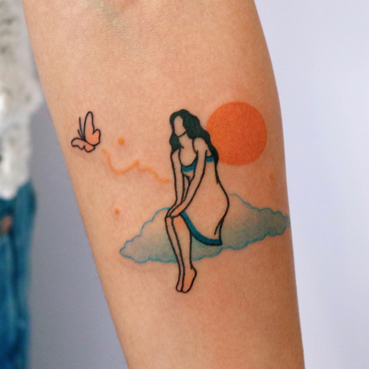 Simple Line Tattoo Ideas That Are Clean, Elegant, and Timeless - For ...